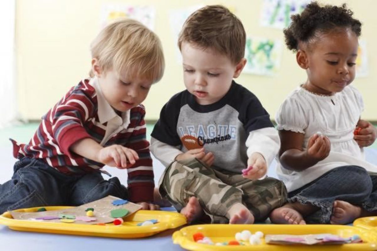 Preschool Kids Playing